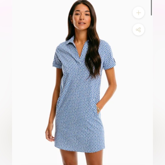 Southern Tide | Dresses | Southern Tide Kamryn Ikat Printed Brrr ...